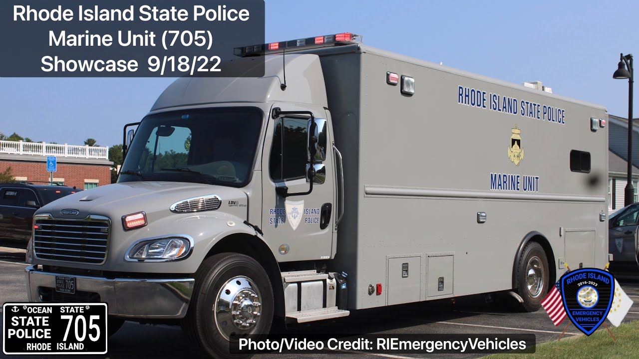 Rhode Island State Police Marine 705 Showcase - YouTube