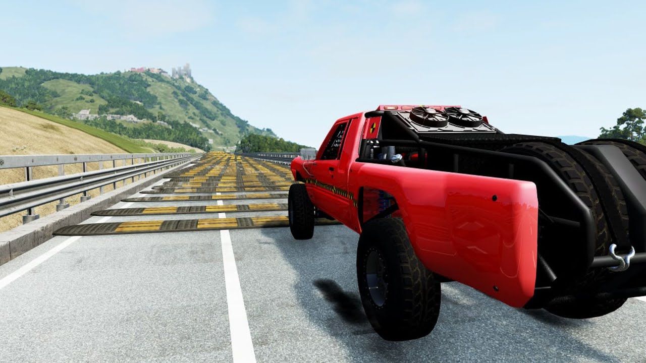 Cars VS 1000 Speed Bumps #3 - BeamNG.Drive | Soffer Crash - YouTube
