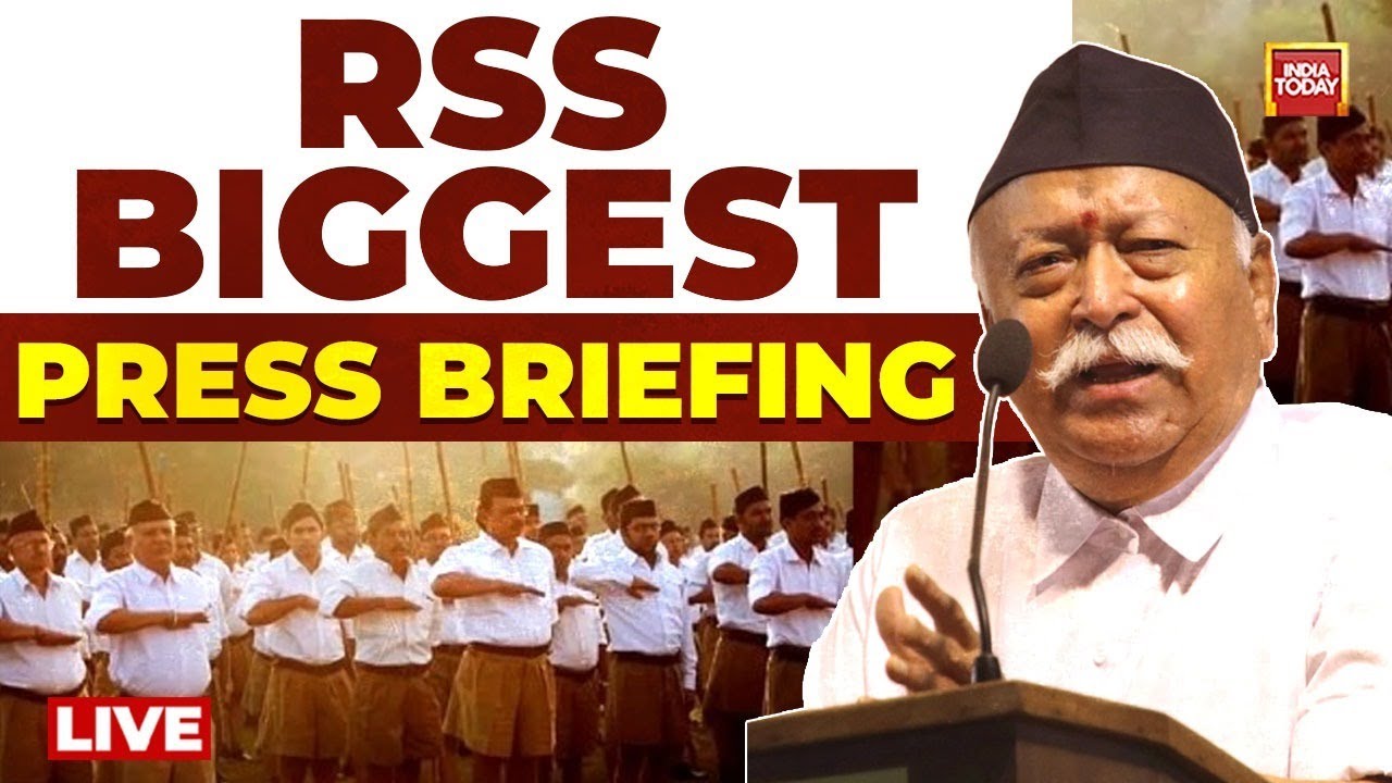 LIVE | 100 Years of RSS | Biggest Press Briefing | Rashtriya ...