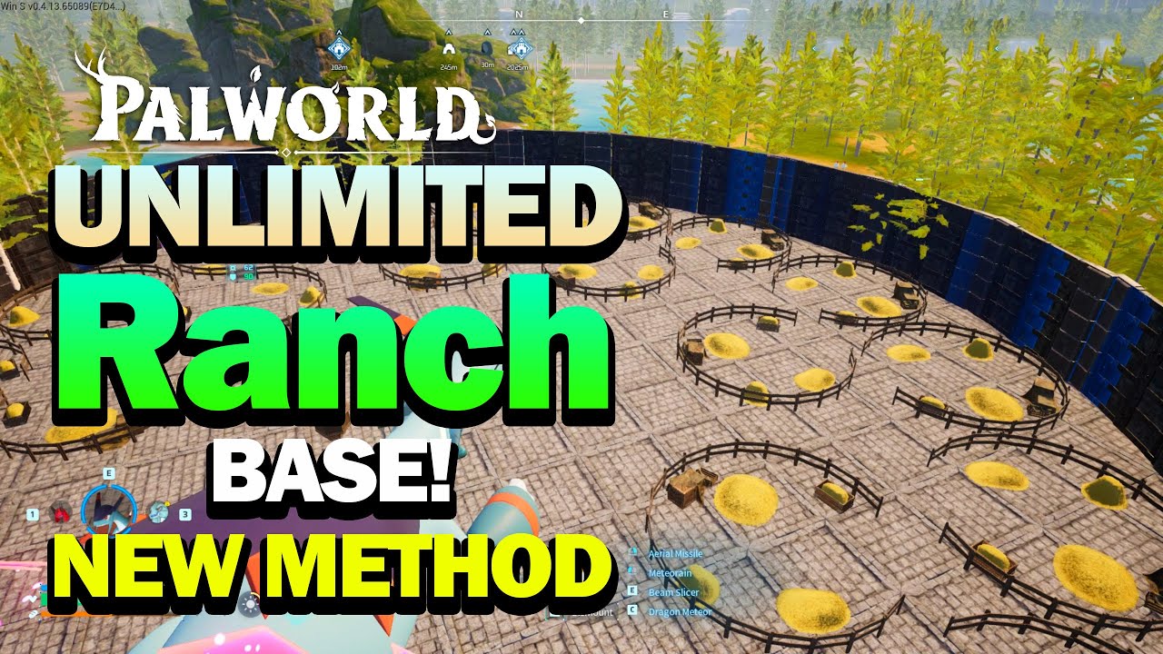NEW BEST PALWORLD RANCH BASE GUIDE - YouTube