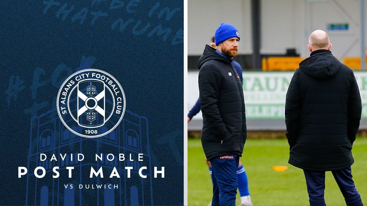 Post Match | David Noble | Dulwich vs St Albans | Saturday 4th March ...
