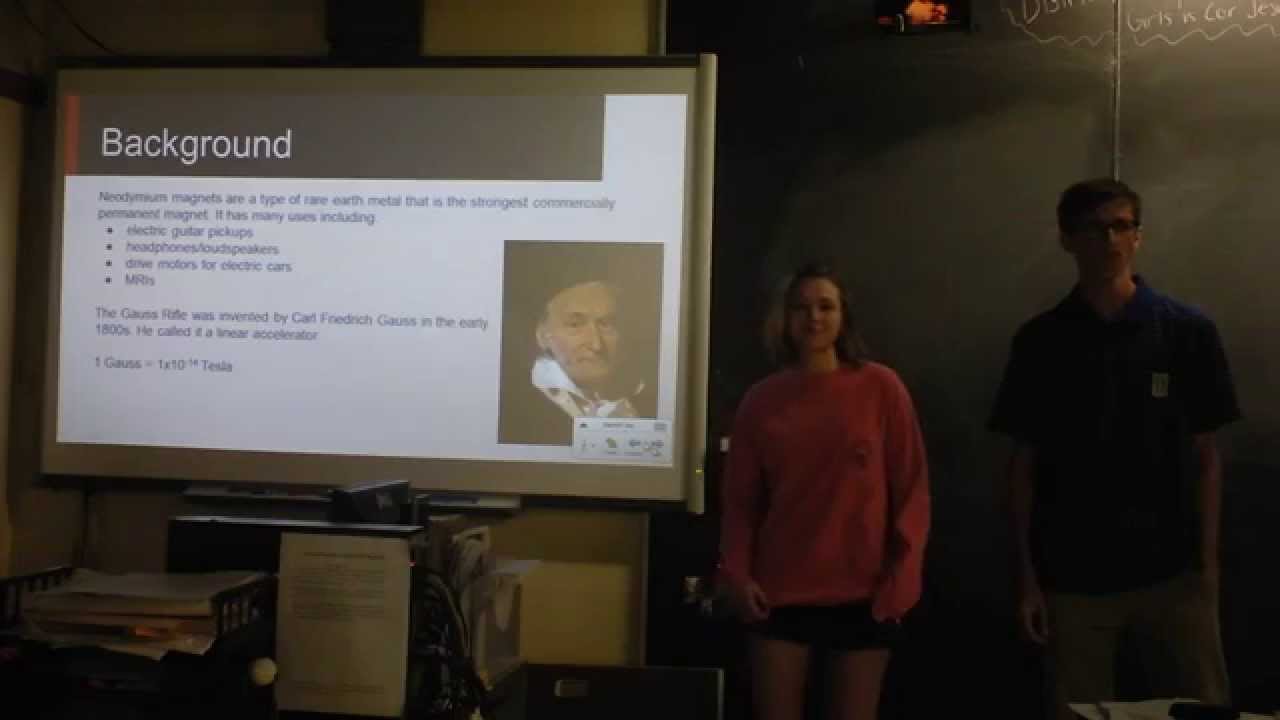 Indie Lab - Magnetic Linear Accelerator (Gauss Gun) Analyzed - YouTube