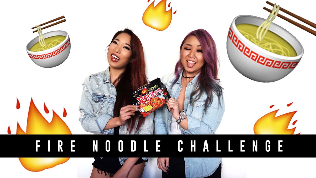 Korean Spicy Fire Ramen Noodle Challenge | Kkarmalove - YouTube
