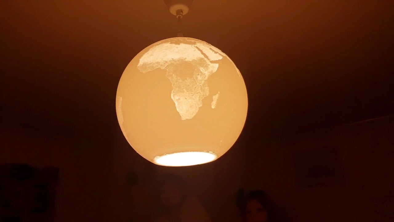 3D Printed Earth Lithophane. 81h 36 min - YouTube