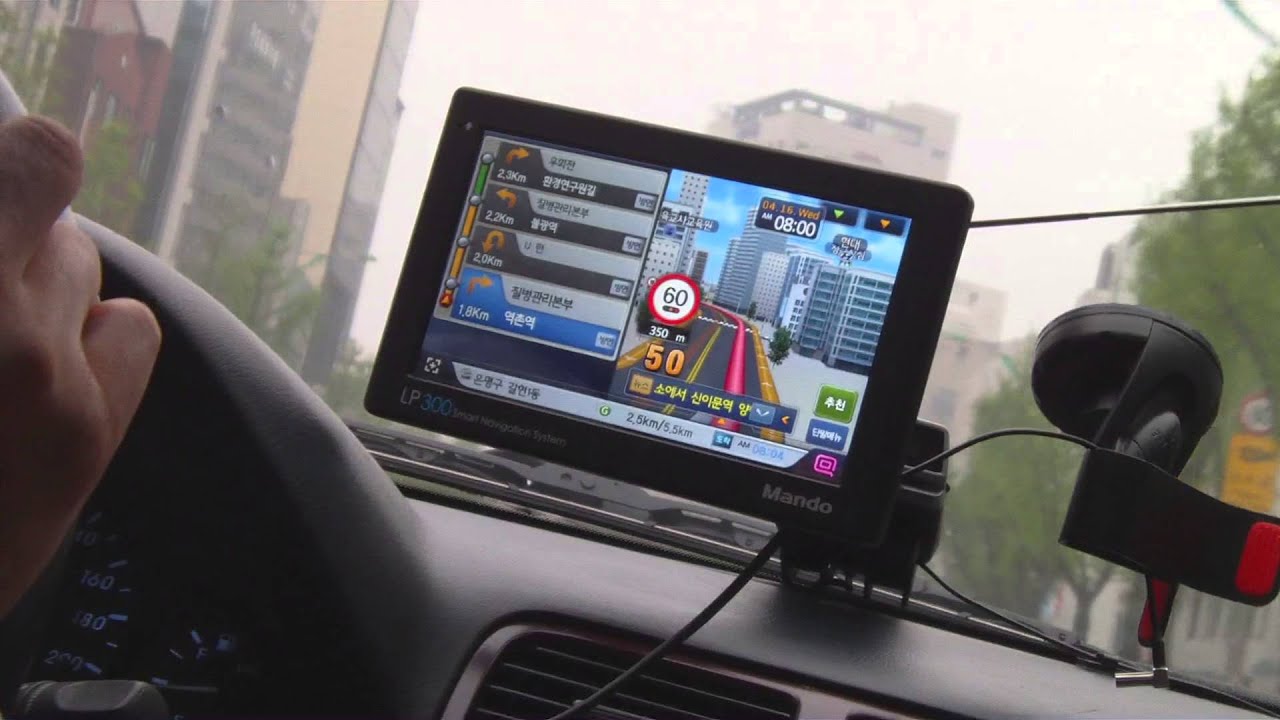 만도 Send to Car LP300 실제주행 - YouTube