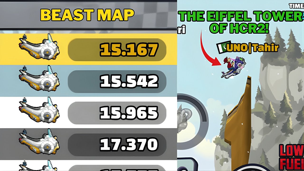 Only Hoverbike Conquers the Eiffel Tower of HCR2 - Community Showcase ...