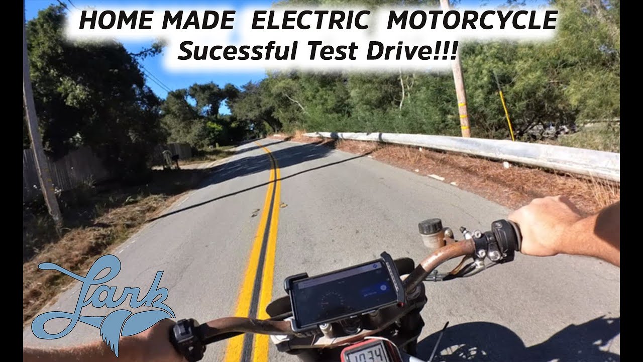 Electric Motorcycle test drive | Lark Machine Co - YouTube