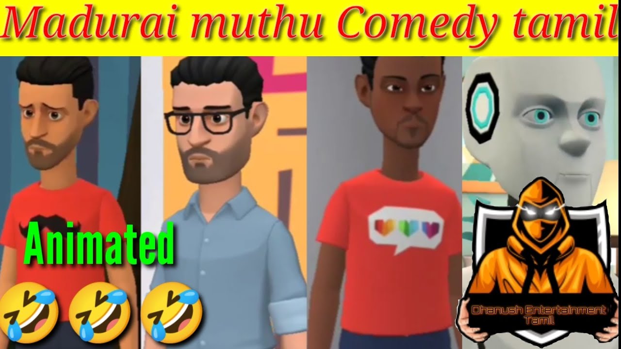 Madurai muthu comedy🤣🤣🤣 tamil Animated - YouTube
