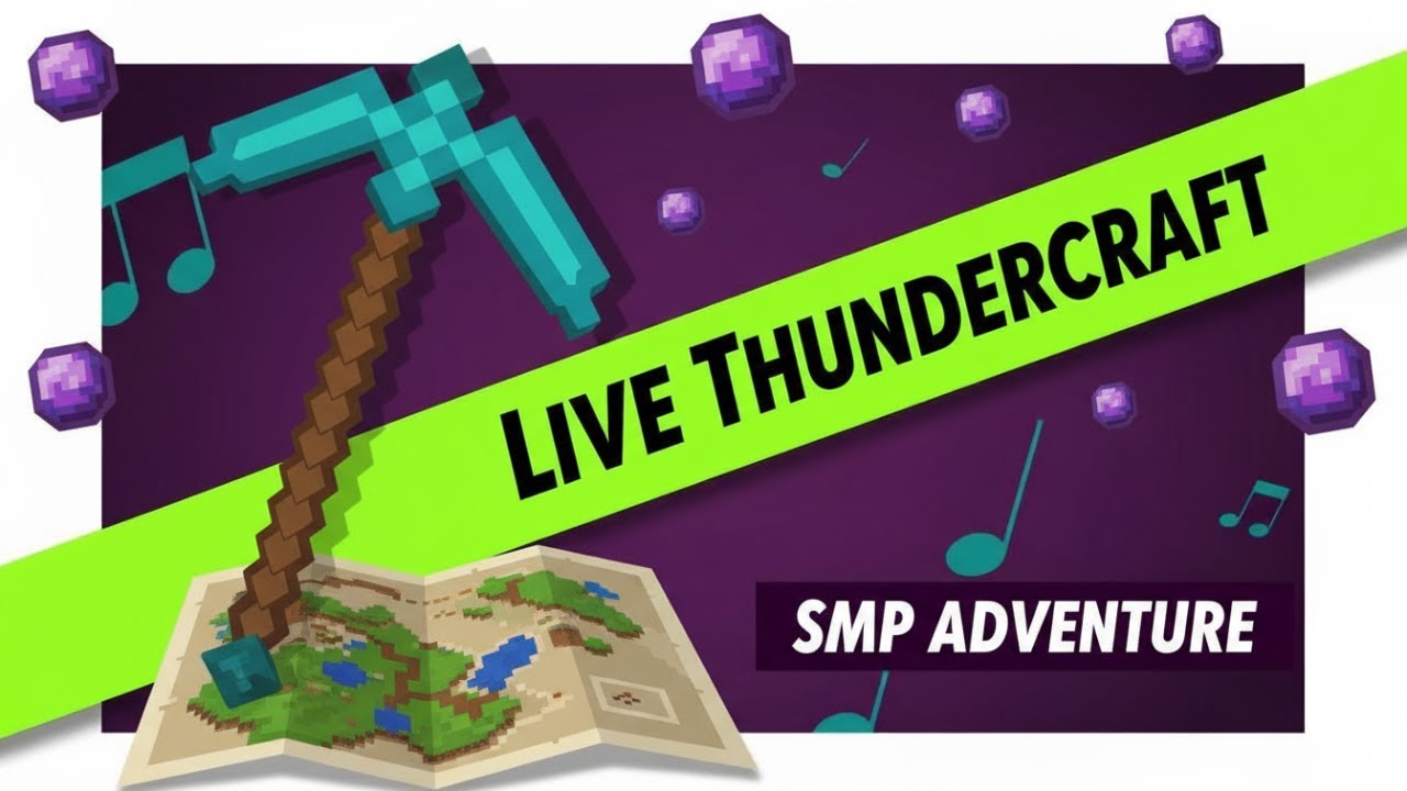 ⚡ THUNDER SMP LIVE – Survival, Fun & Chaos Begins! ⚡ | Minecraft Live ...