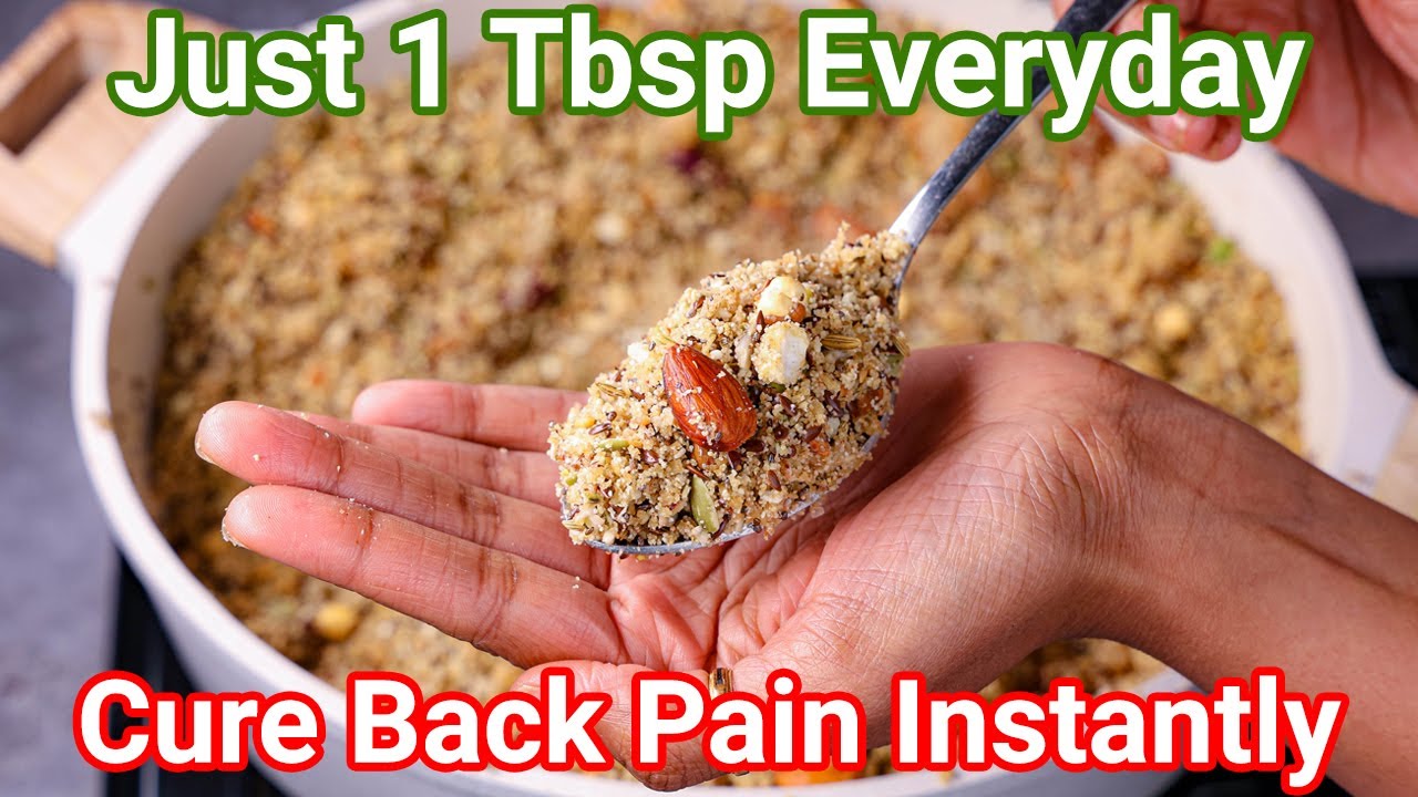 Just 1 TBSP Everyday For Back Pain - Homemade Back Pain Remedy ...