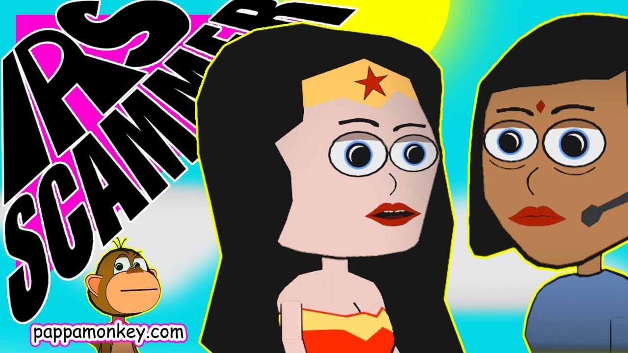 IRS Scammer gets so ANGRY with Deal we Make (animated) - YouTube