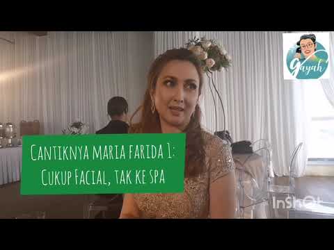Cantiknya Maria Farida 1: Cukup Facial, Tak Pergi Spa!