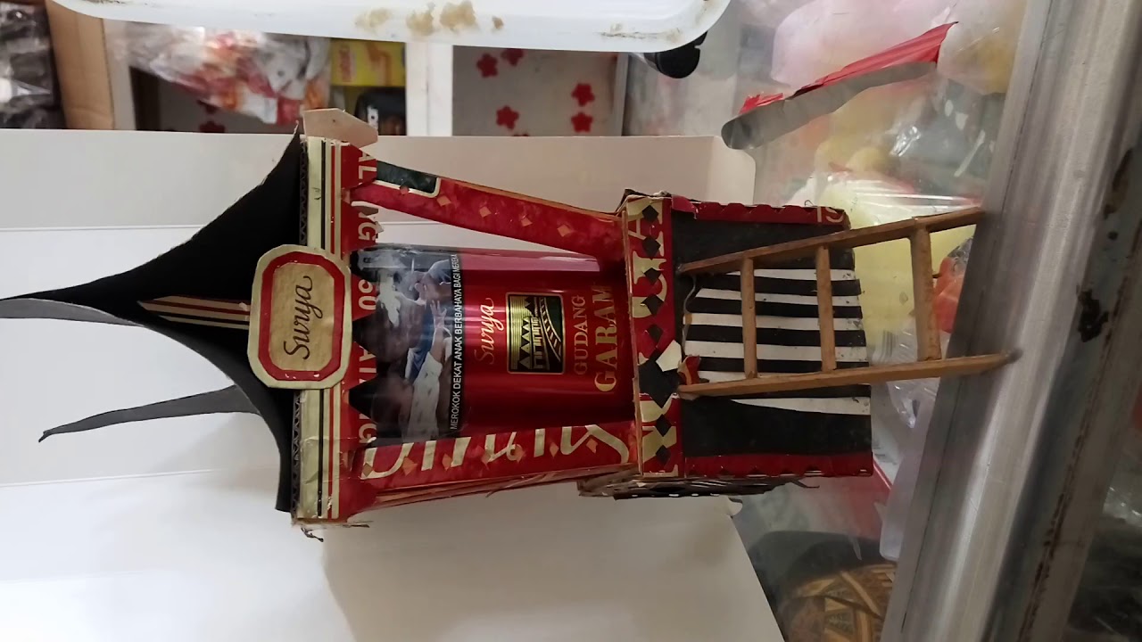 Kreasi dari kaleng rokok surya - YouTube