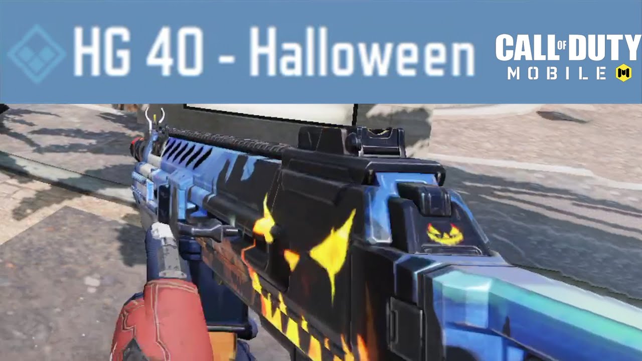 Call of Duty: Mobile - Halloween HG 40 Gameplay - YouTube