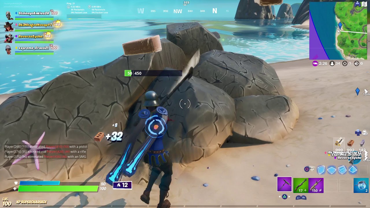 EPIC SKYBASE IN FORTNITE - YouTube