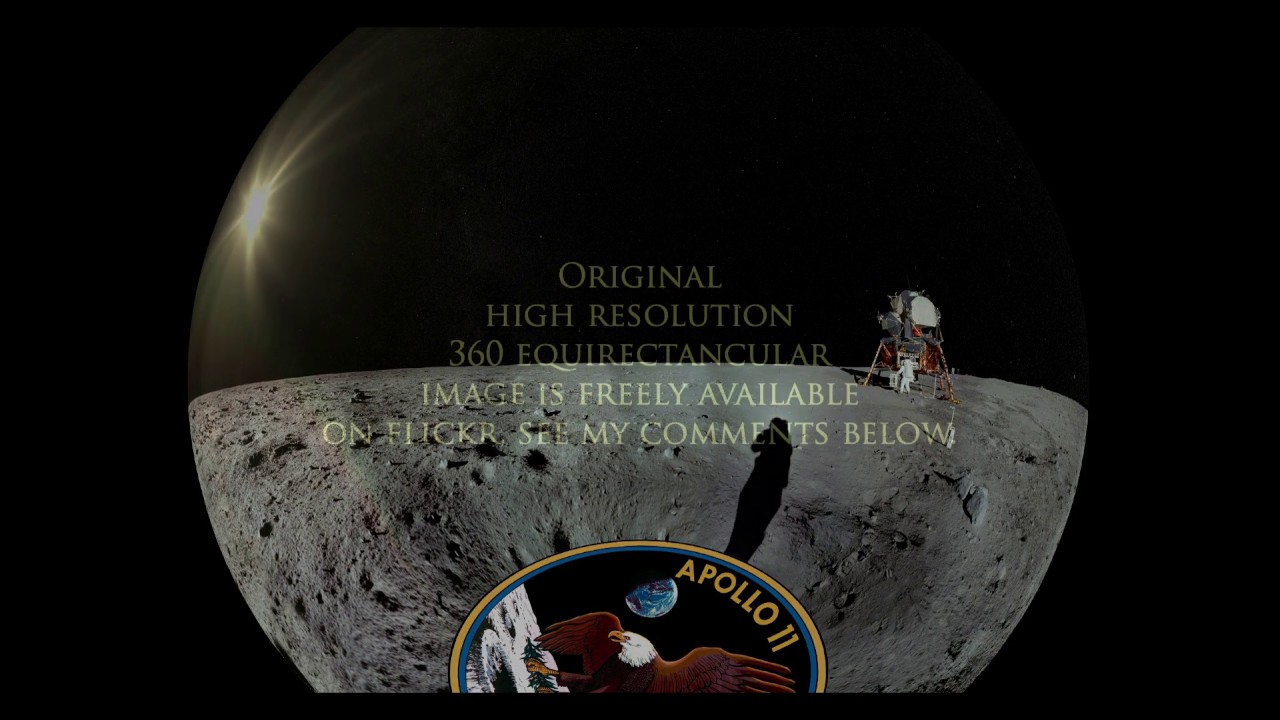 Apollo 11 Moon 360 HD VR Imagery - YouTube