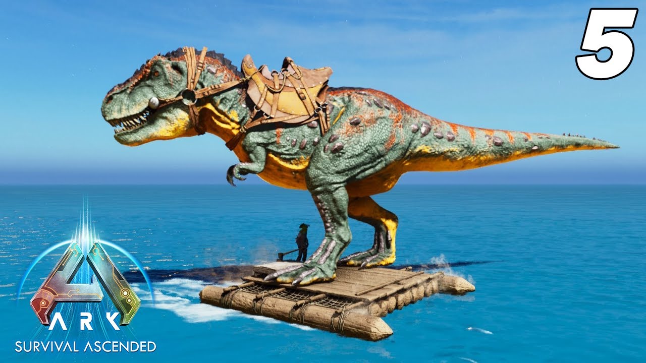 Ramene le T-Rex à la maison, allez Asfax, allez ! Ark Ascended EP 5 ...