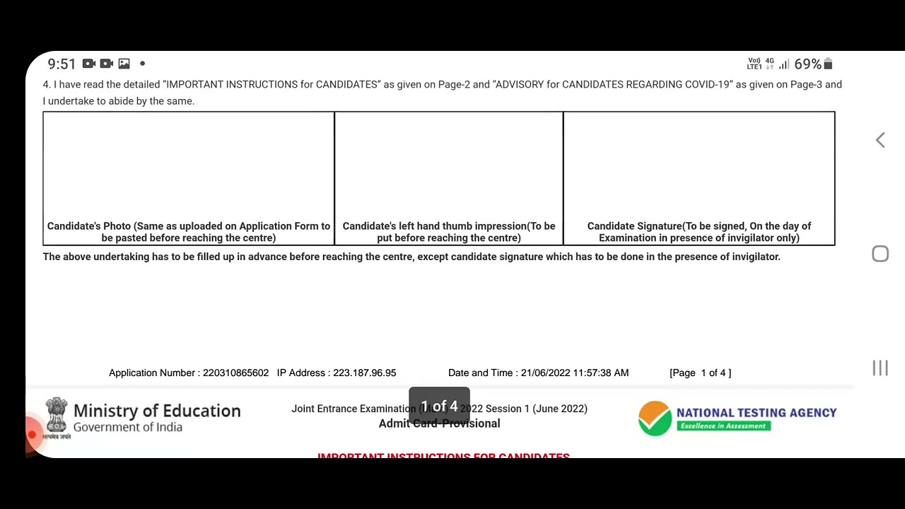 Neet ug self declaration form fill up|how to self declaration form for ...