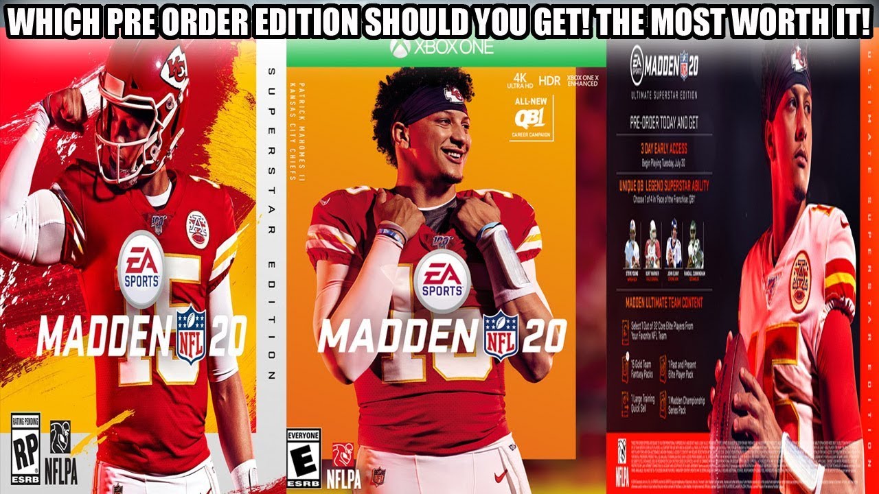 WHICH EDITION OF MADDEN 20 SHOULD YOU PRE ORDER! WHICH IS WORTH IT ...