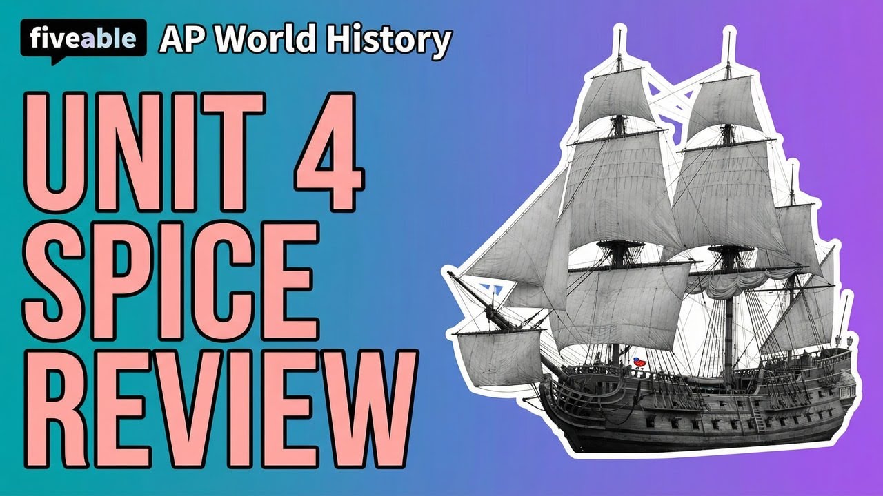 AP World History - Unit 4 Review: SPICE (1450-1750) | Fiveable Cram Archive