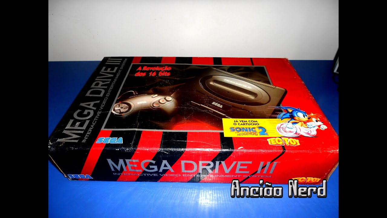 SEGA Mega Drive 3 da Tectoy - Unboxing (SEGA Genesis) - YouTube
