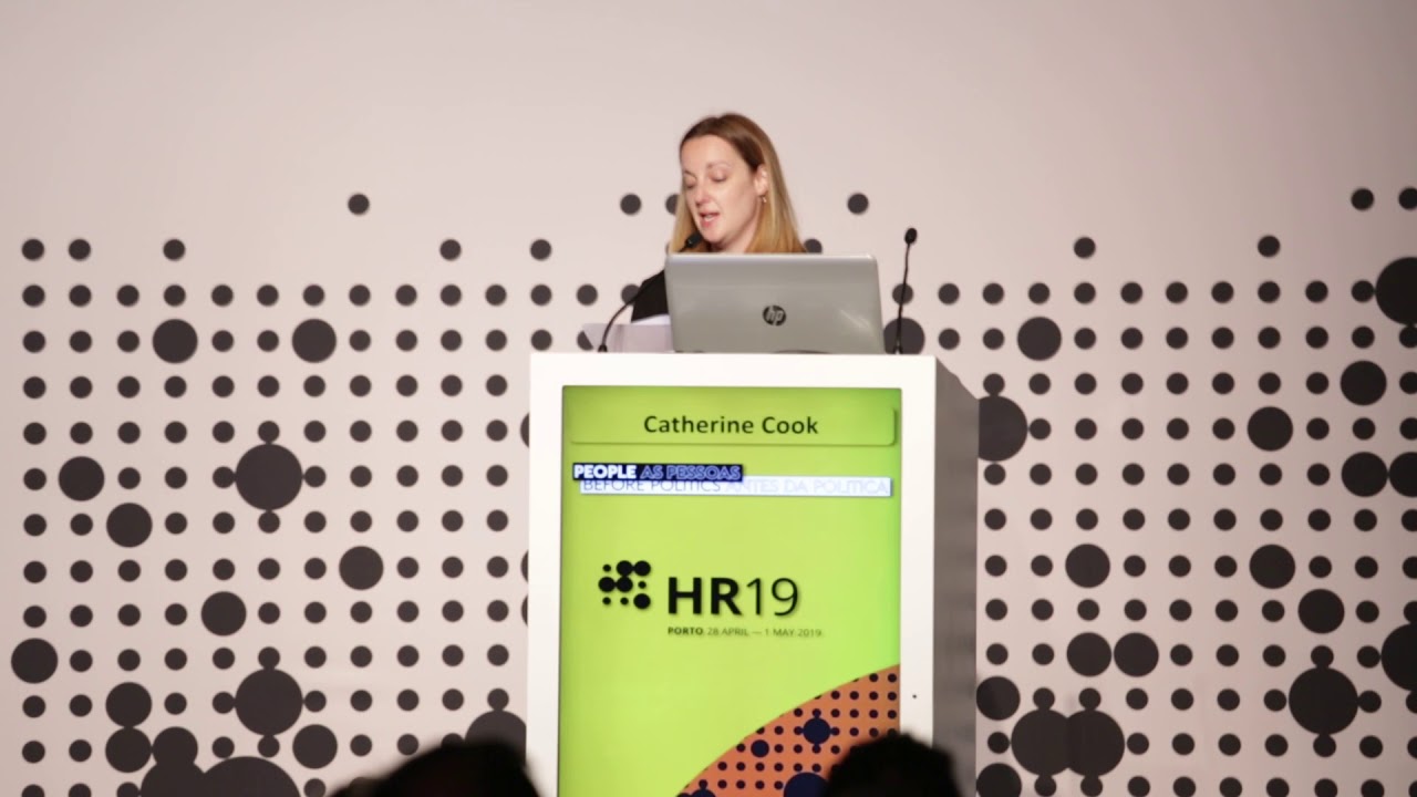Catherine Cook (Harm Reduction International) at the third plenary of ...