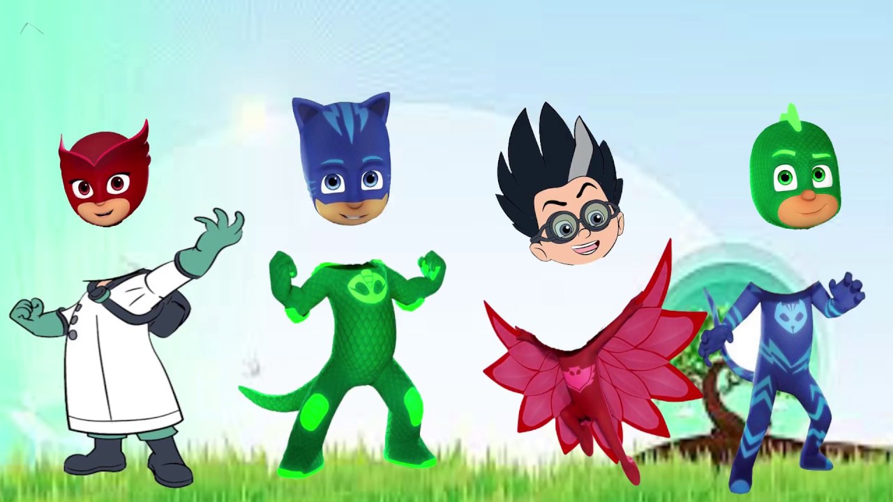 PJ Masks wrong heads - YouTube