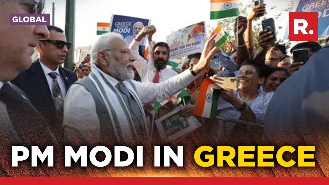 PM Modi In Greece :PM Lays Wreath At ‘Tomb Of Unknown Soldier’ In ...