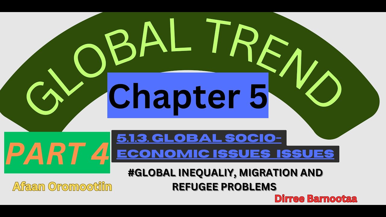 Global Trend Chapter 5 Part 4: GLOBAL SOCIO-ECONOMIC ISSUES(Migration ...