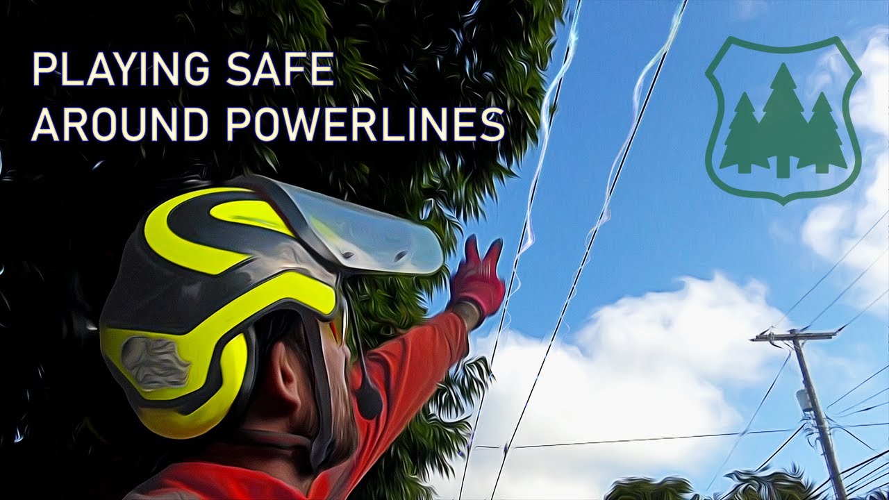 Playing safe around Powerlines - YouTube
