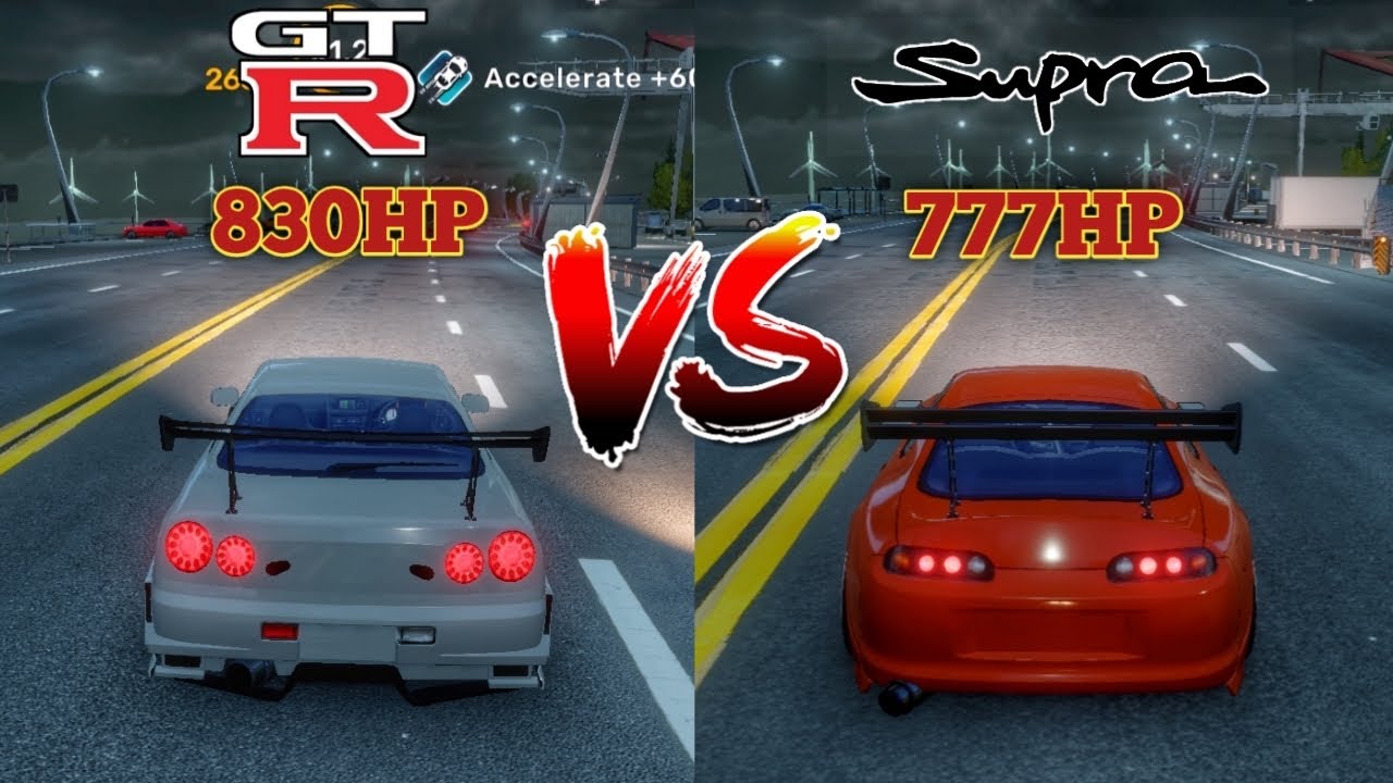 Nissan GTR R34 Vs Toyota Supra A80/MK4 | Time Attack Carx Street - YouTube