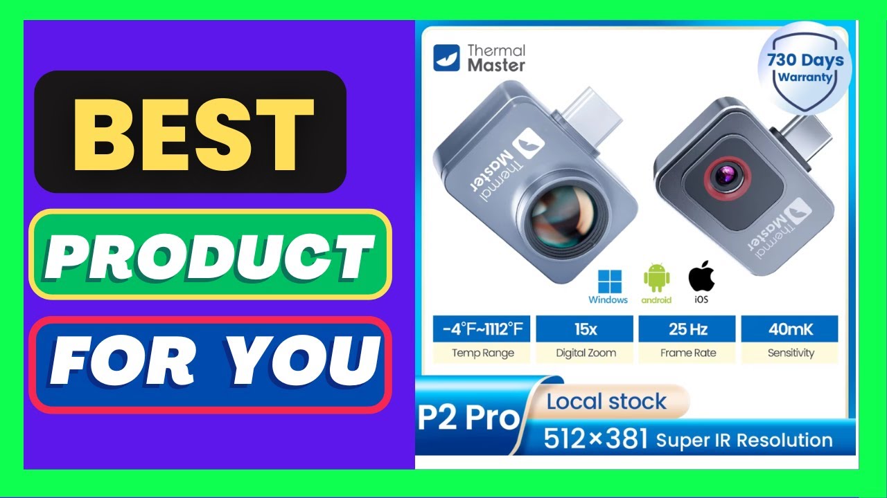 P2PRO P2 Thermal Imager 600℃ High Temp - YouTube