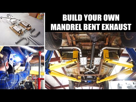 F100 Custom Exhaust Build - Mandrel Bends & X-Pipe DIY - YouTube