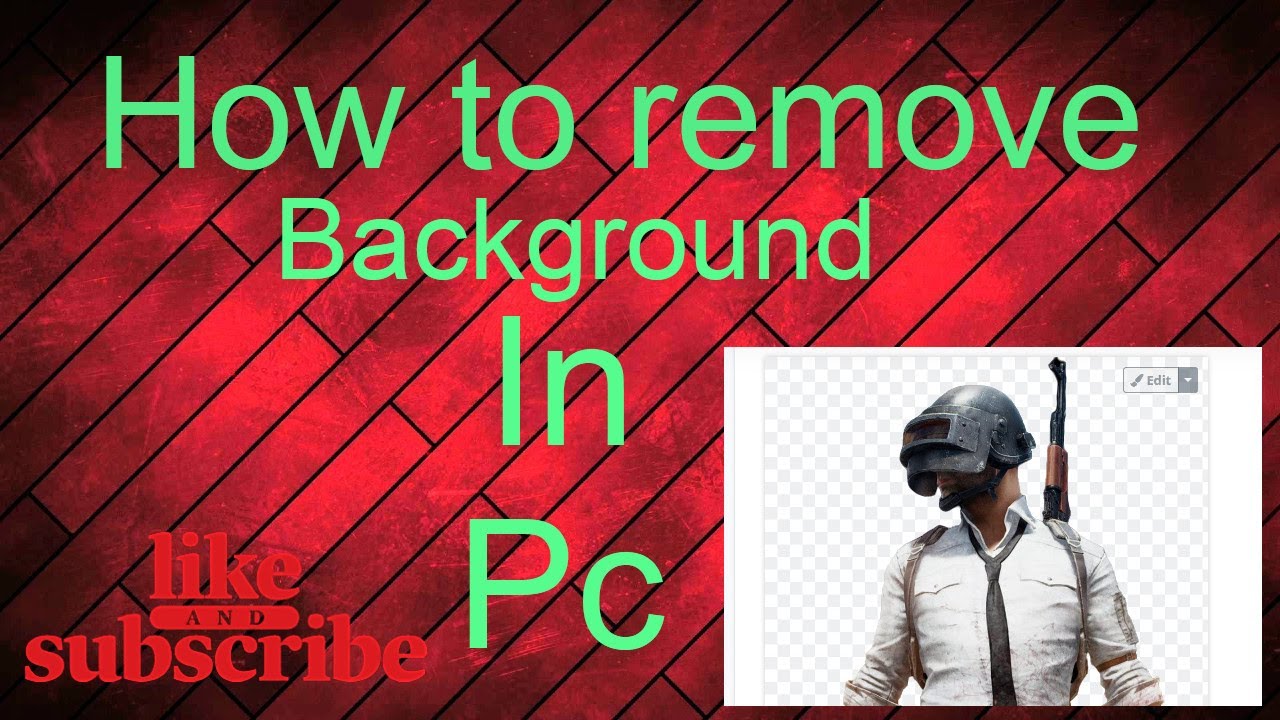 How To Remove backgroung in pc and leptop for windows 7 - YouTube