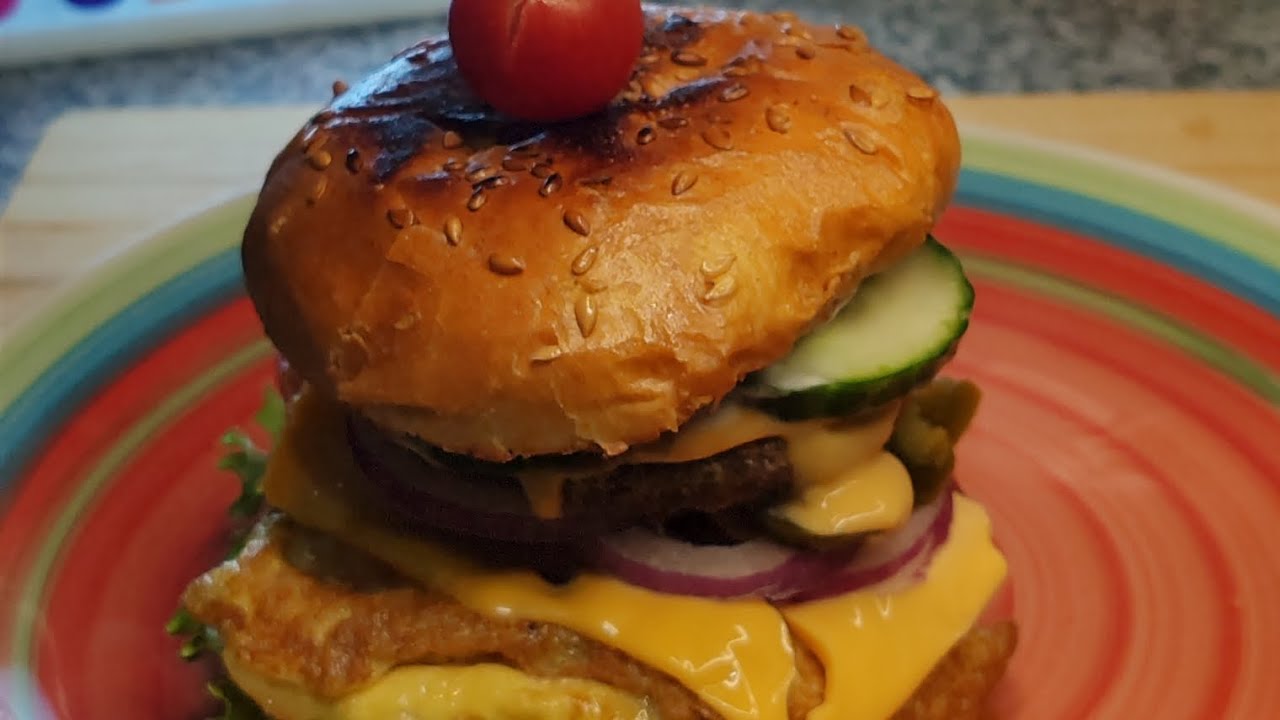 Shami and Anda Burger Pakistan Style #enjoyyourself #recipe - YouTube