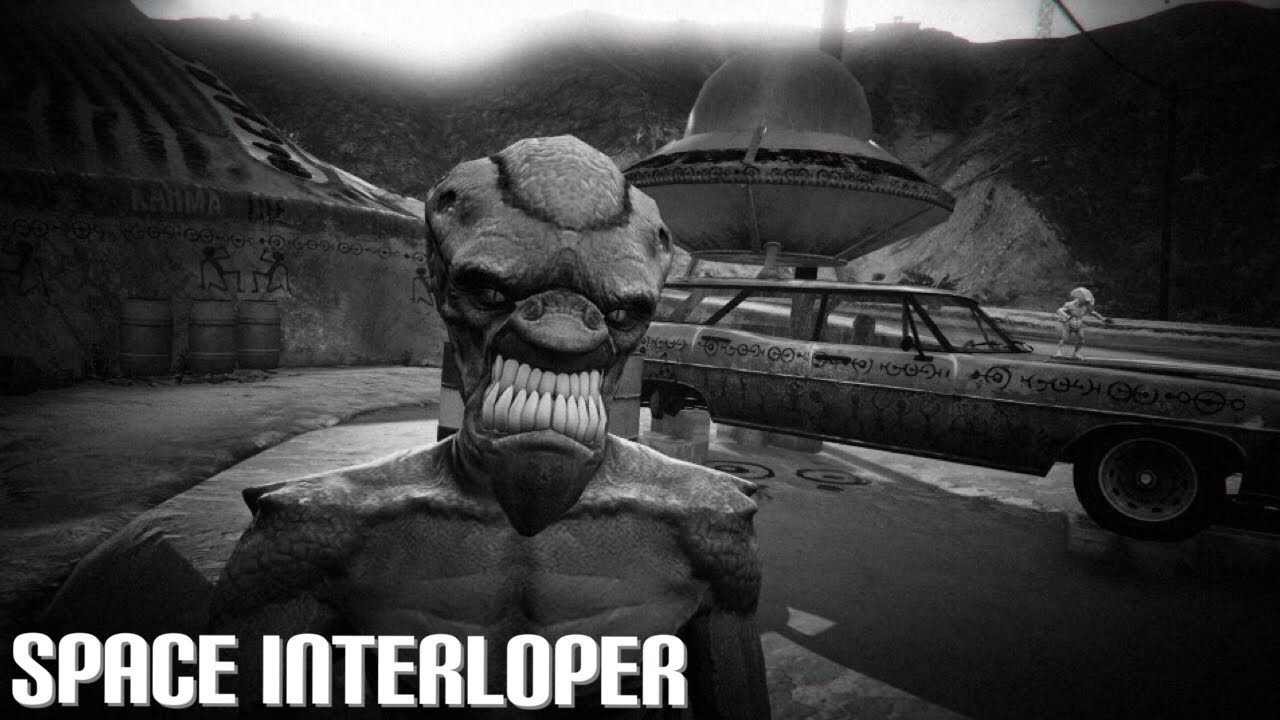 GTA V ONLINE - COLLECTING THE SPACE INTERLOPER OUTFIT FROM SOLOMAN RICHARDS OFFICE - YouTube