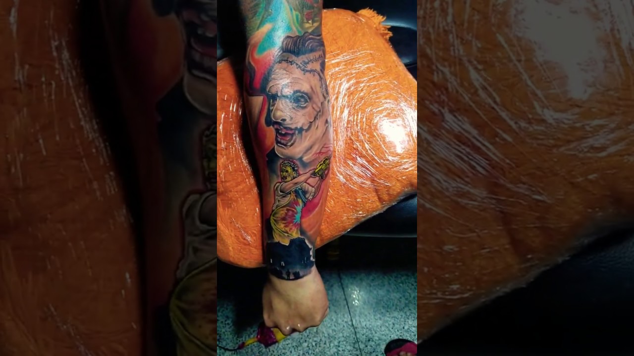 Leatherface Tattoo - YouTube