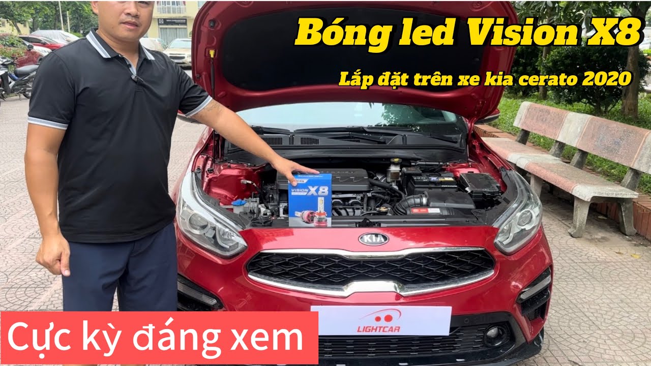 Nâng Cấp Đèn Led Tăng Sáng Cho Xe KIA Cerato 2020 , Bóng Led Vision X8 ...