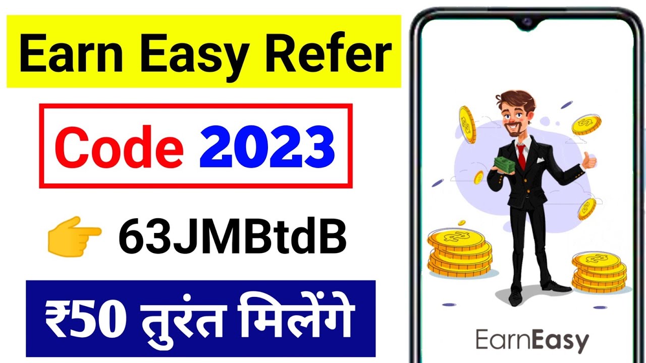 Earn easy referral code | earn easy referral code 2023 | earn easy app referral code - YouTube