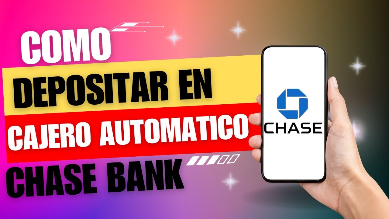 Como Depositar Dinero En Un Cajero Automatico Chase Bank - YouTube