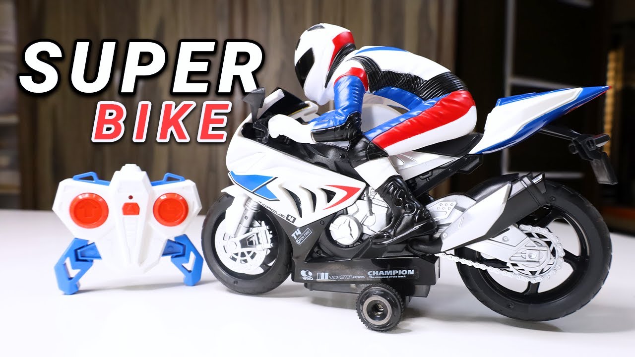Remote Control Stunt Racing Motorcycle🏍️360° Spinning Action #rcbike 🤩 ...
