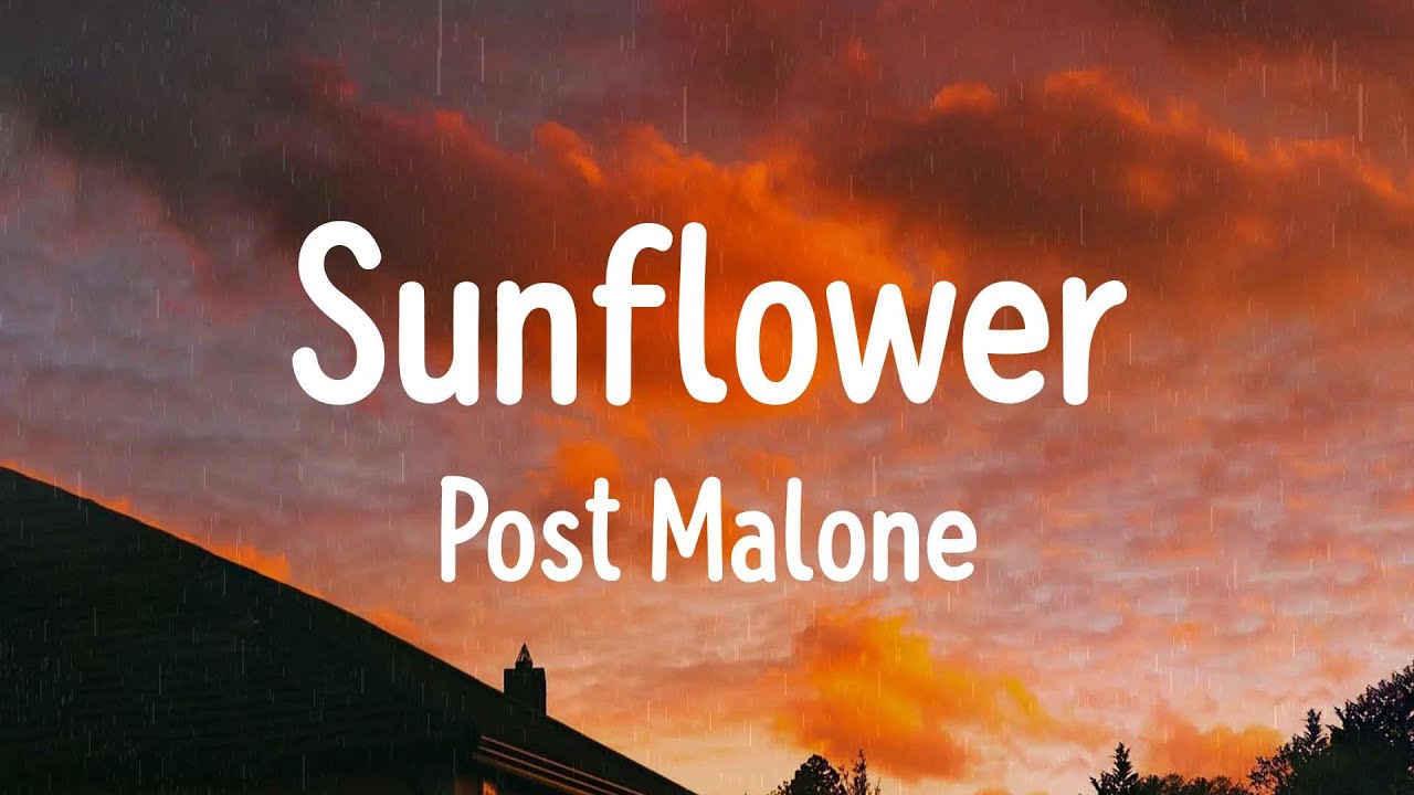 Post Malone - Sunflower (Video Lyric) - YouTube