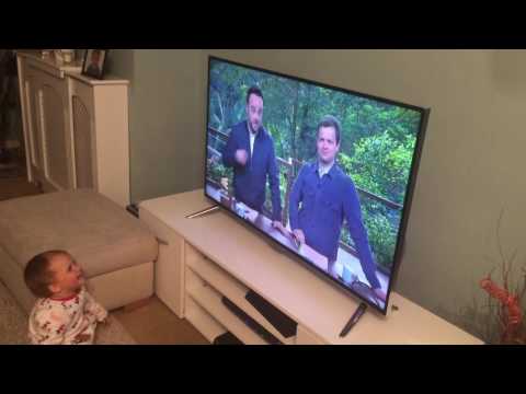 Baby laughs at Ant and Dec