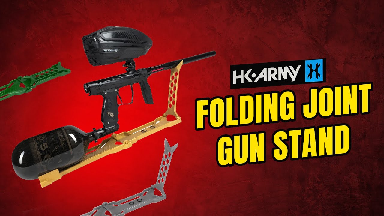 HK Army Folding Joint Gun Stand - YouTube
