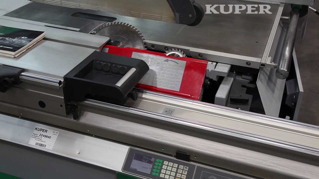 gebr. Altendorf F45 Formatkreissäge #2249840 - YouTube