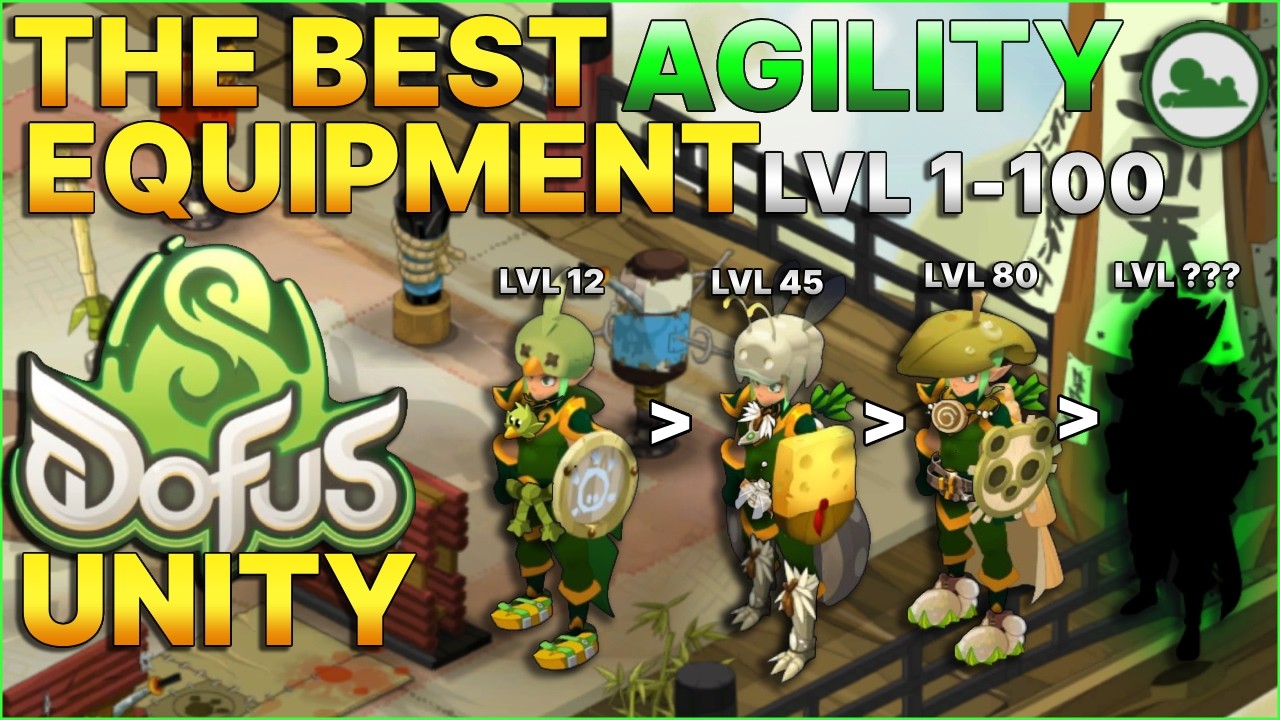 The BEST AGILITY Sets Level 1 to 100 in Dofus Unity (3.0) - YouTube