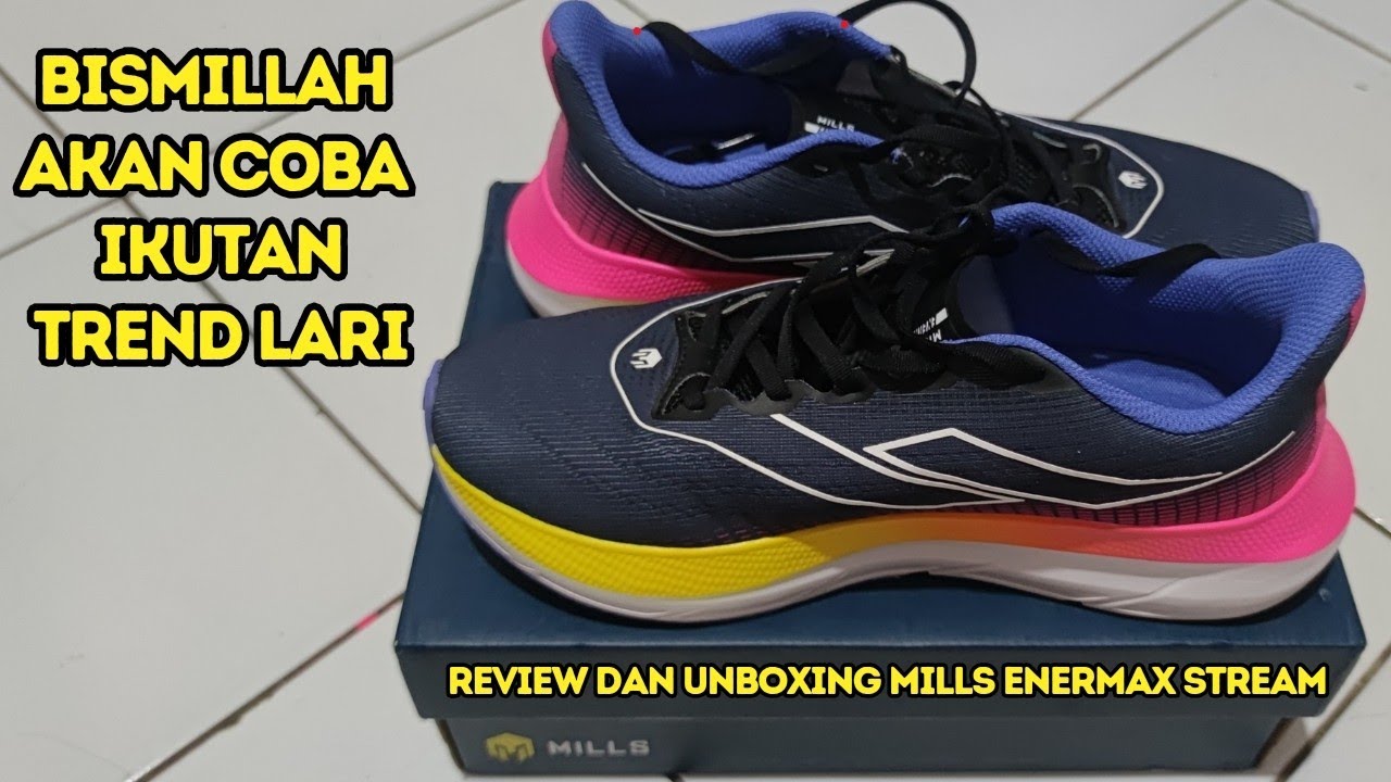 UNBOXING DAN REVIEW SEPATU UNTUK IKUTAN TREND LARI | MILSS ENERMAX ...