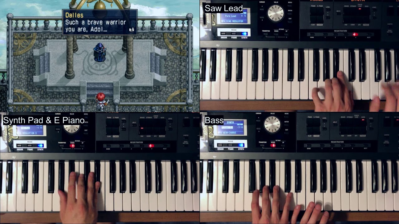 Ys II - Campanile of Lane (Keyboard Cover) - YouTube