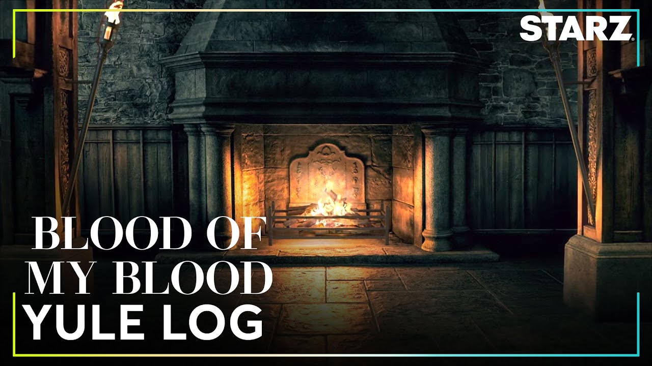 Castle Leoch Fire Yule Log | Outlander: Blood of my Blood | STARZ - YouTube