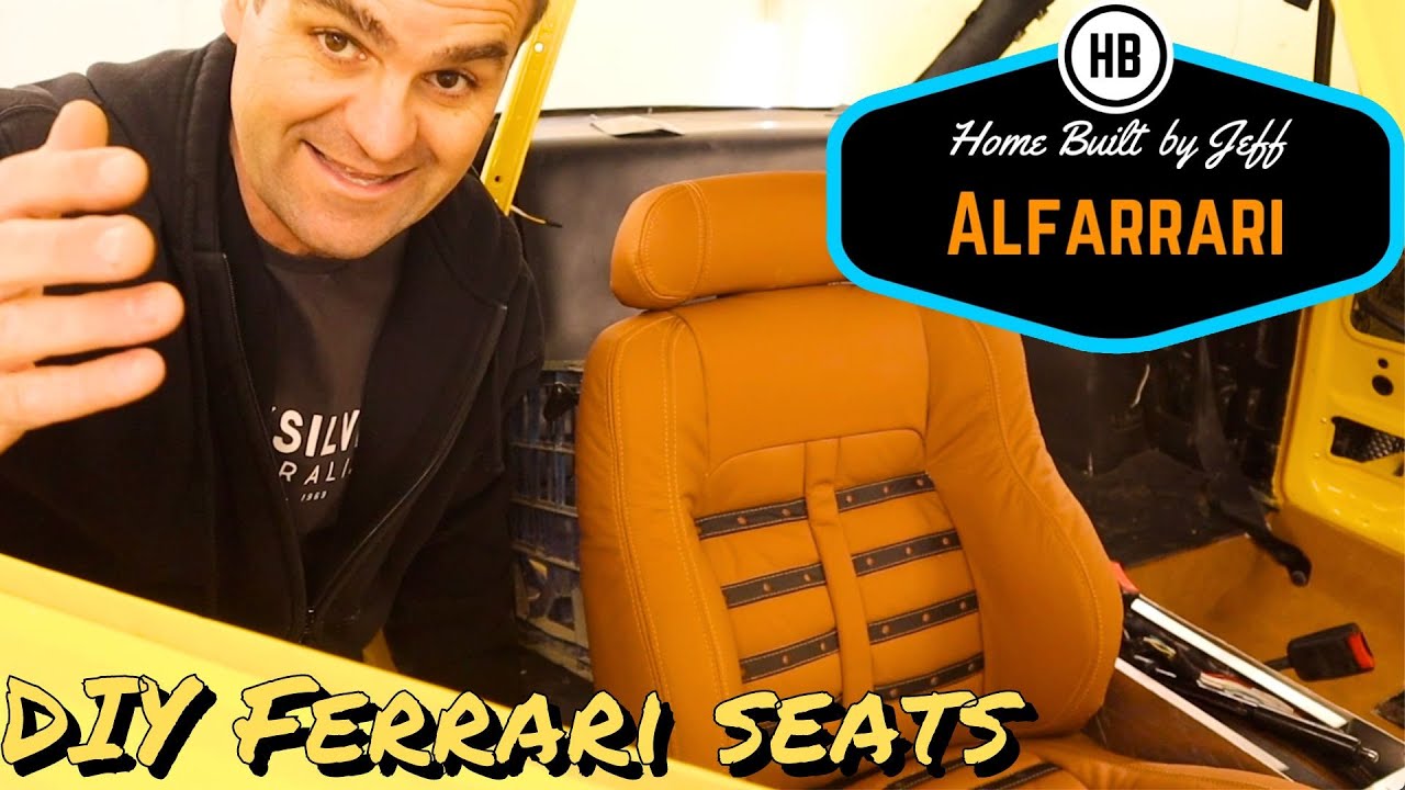 Finished Ferrari seats for the Alfa - Ferrari engined Alfa 105 ...